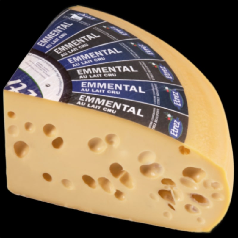 Emmental 1/4 meule ETREZ – LES-FROMAGERS.COM